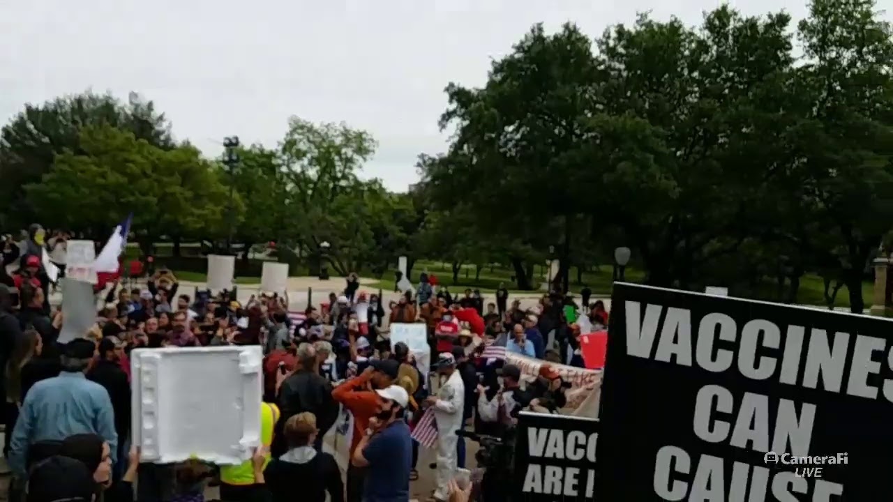 Reopen Texas Rally Austin - YouTube