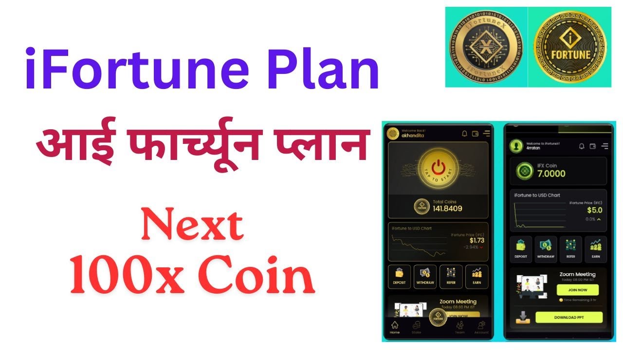 iFortuneX Plan आई फार्च्यून एक्स प्लान #cryptocurrency #passiveincome # ...