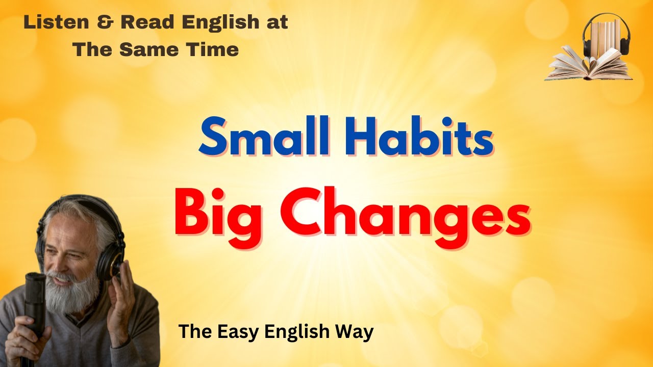 English Listening Practice || Atomic Habits for English Learning: Build ...