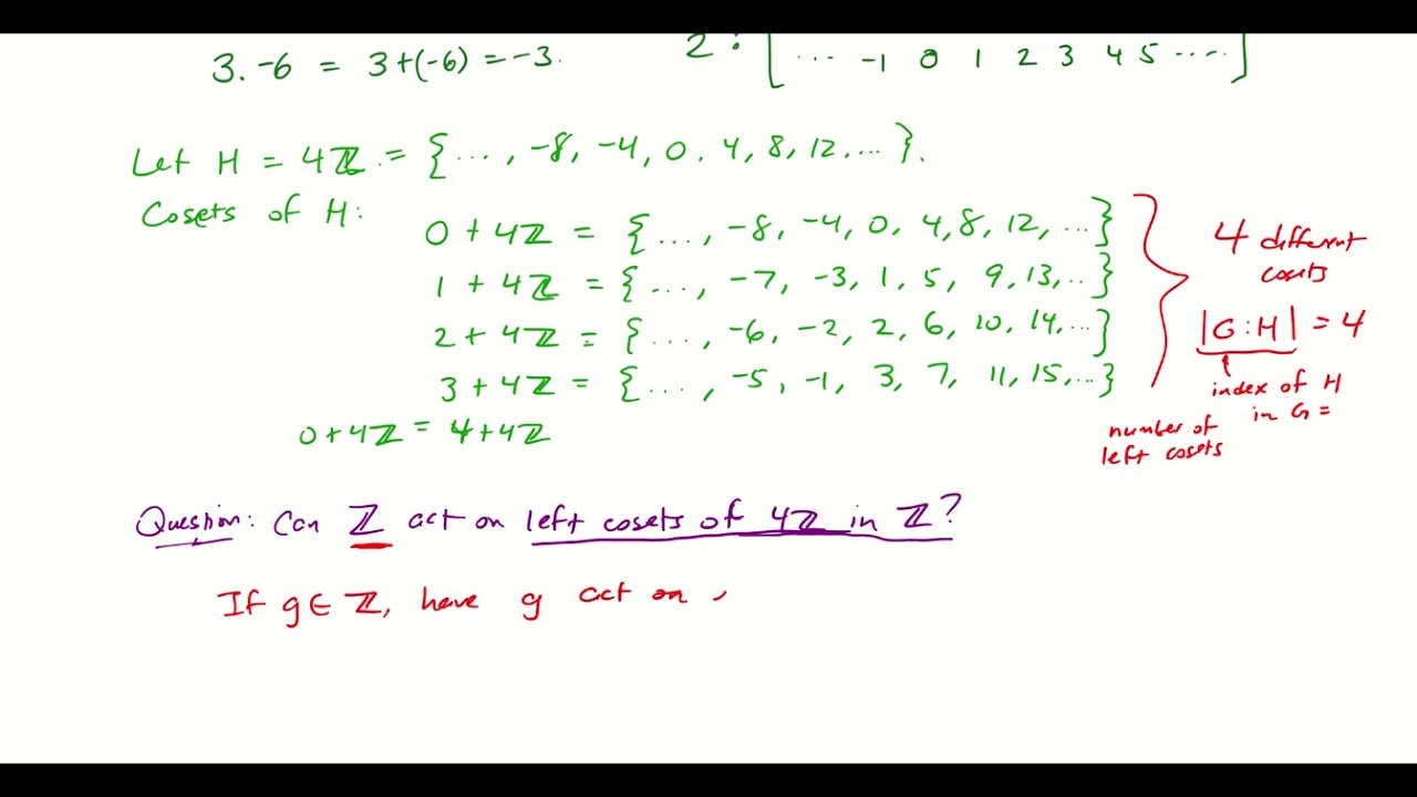 VLOG The Left Multiplication Action of a Group - YouTube