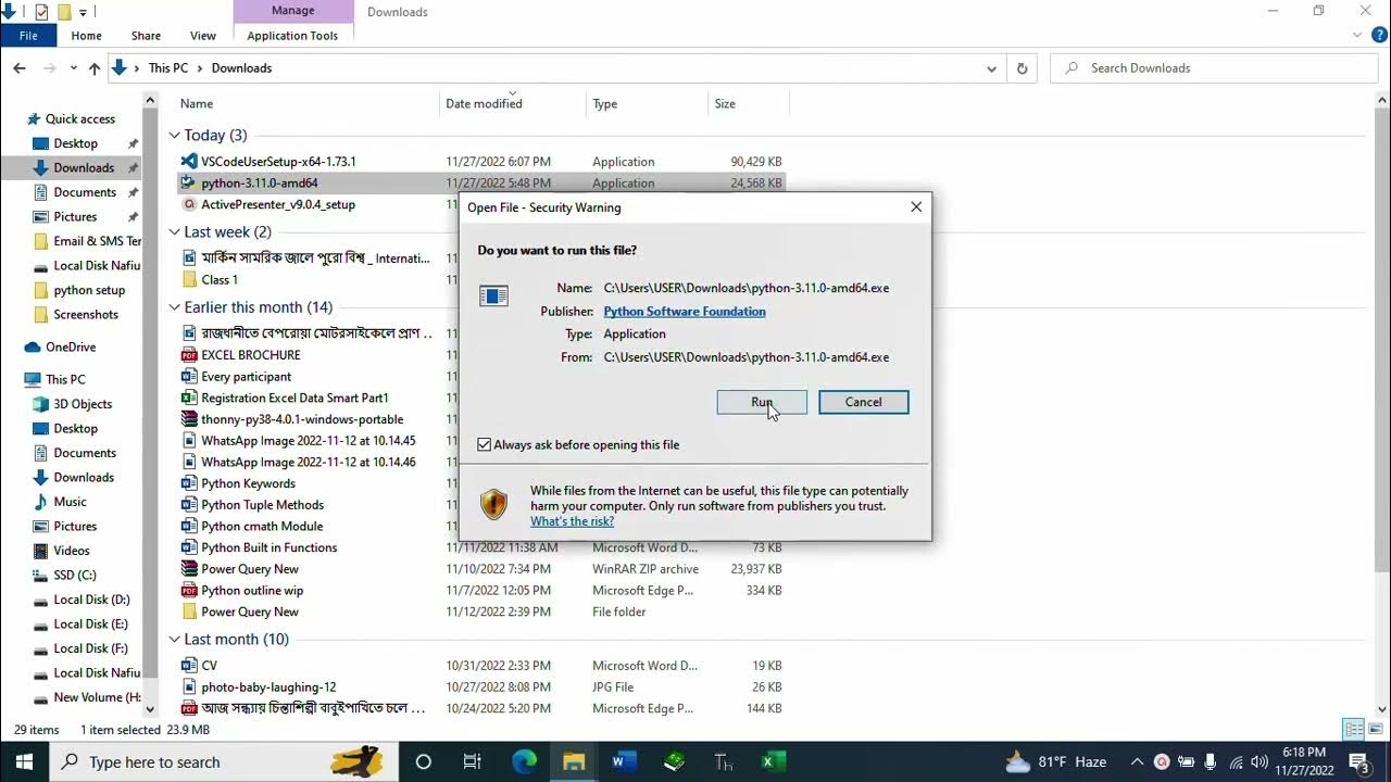 06 Modify python installation - YouTube