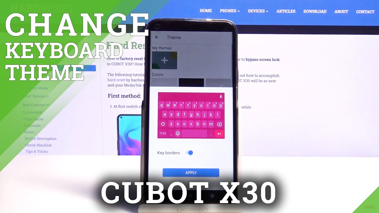 How to Change Keyboard Theme on CUBOT X30 – Keyboard Look - YouTube