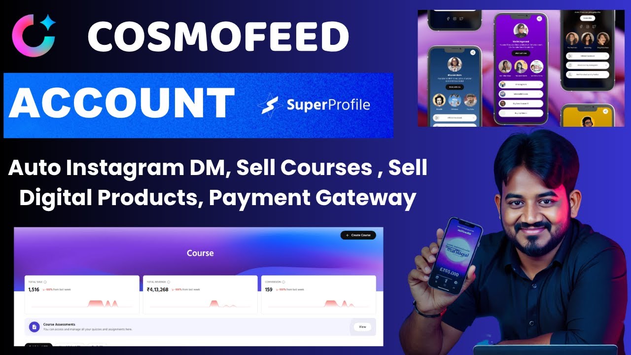 Cosmofeed Account Creation InTelugu | How To Create New Account SuperProfile Telugu | MDR INFO ...