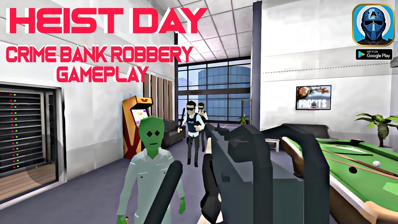 Heist Day Crime Bank Robbery - YouTube