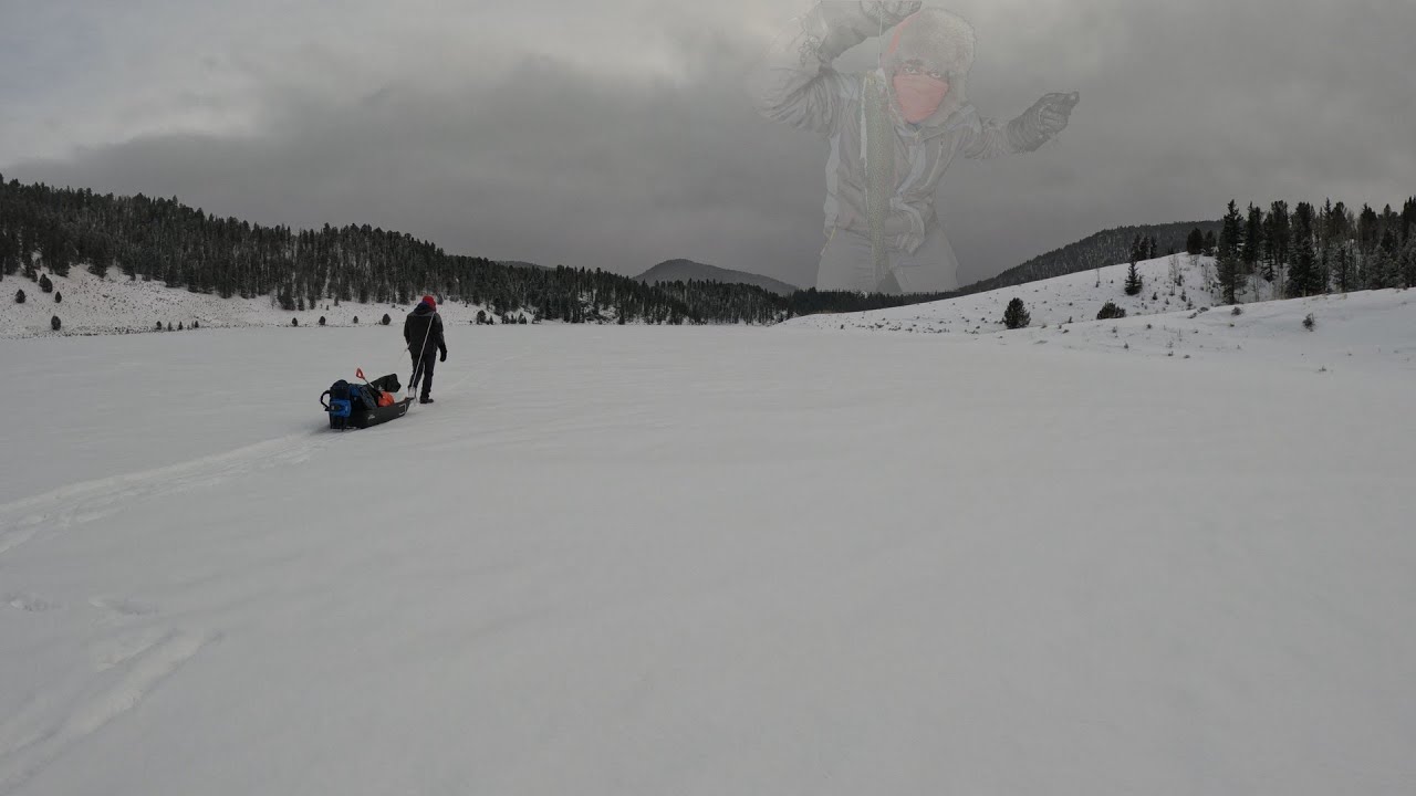 Trout Fishing in a Snowstorm | An Ice Fishing Adventure - YouTube