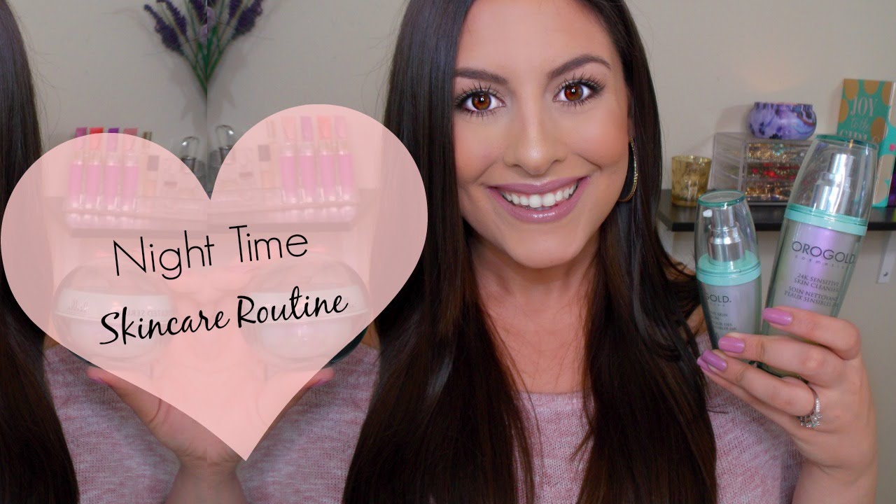 My Current Night Time Skincare Routine║Great for Sensitive Skin! - YouTube