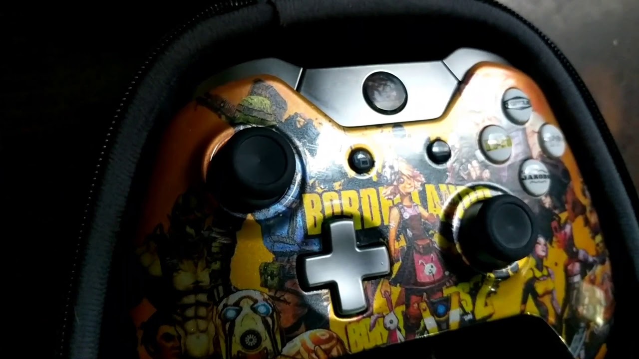 Borderlands custom Xbox one elite controller - YouTube