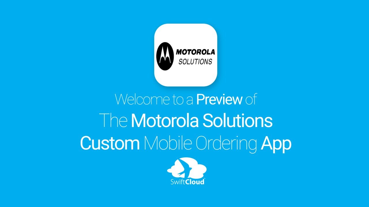 Motorola Solutions - Mobile App Preview MOT182W - YouTube