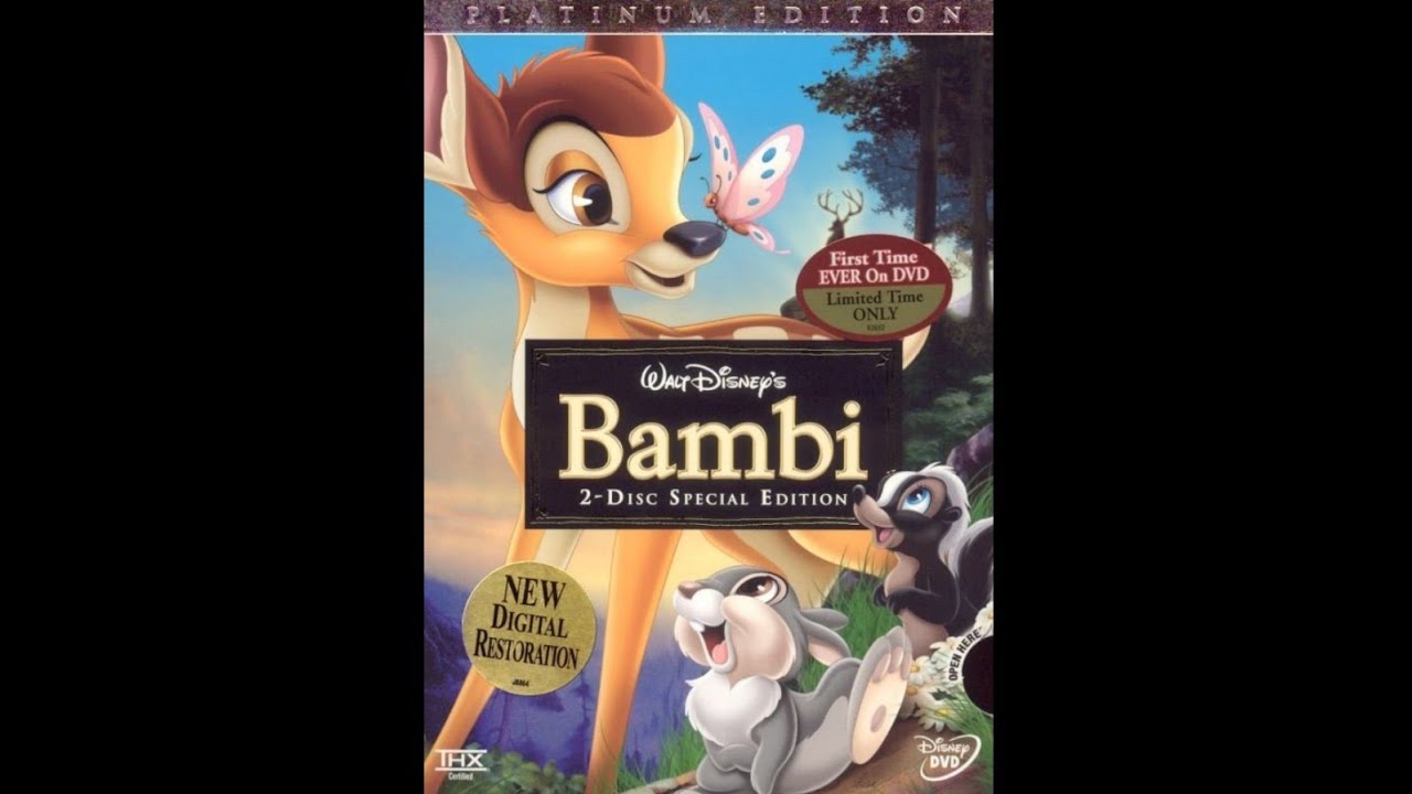 Opening to Bambi: Platinum Edition 2005 DVD (Disc 1) - YouTube