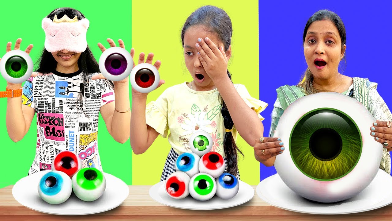Epic Family Challenge: No Eye vs. One Eye 👁️ vs. Two Eyes! | Cute ...