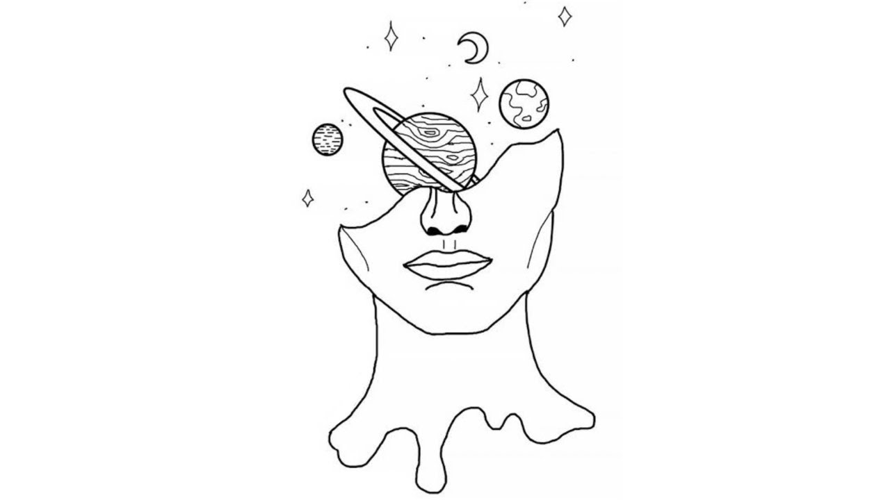 Easy Way To Draw Outer Space | Never Before Noon #drawing #space # ...