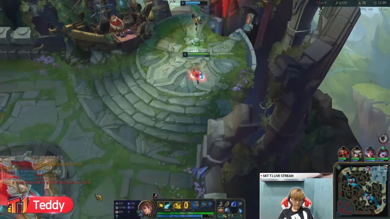 SKT Teddy Ezreal, KDA 5/3/7. Stream Dec 21, 2018. - YouTube