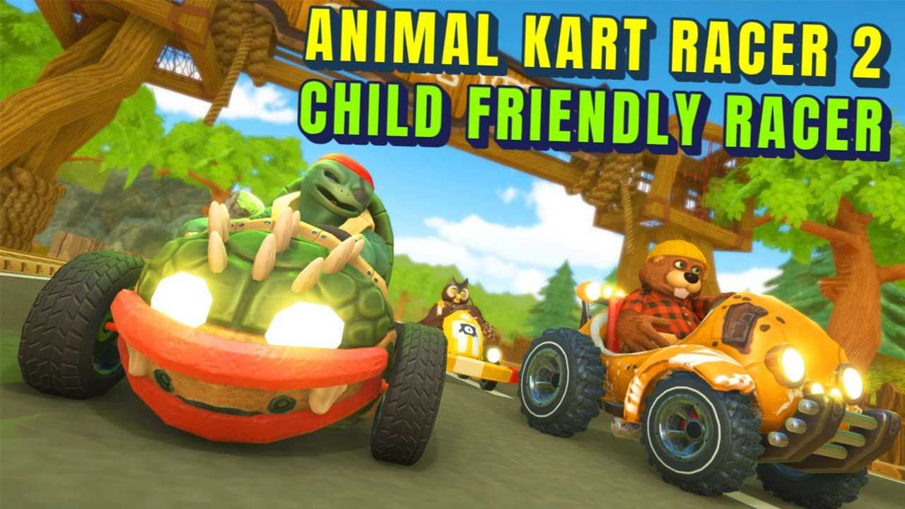 Animal Kart Racer 2 - Child Friendly Kart Racer | 10 Races Gameplay PC ...