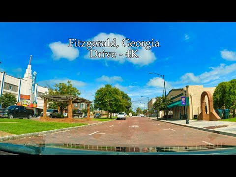 Driving Through Fitzgerald, Georgia | USA - YouTube
