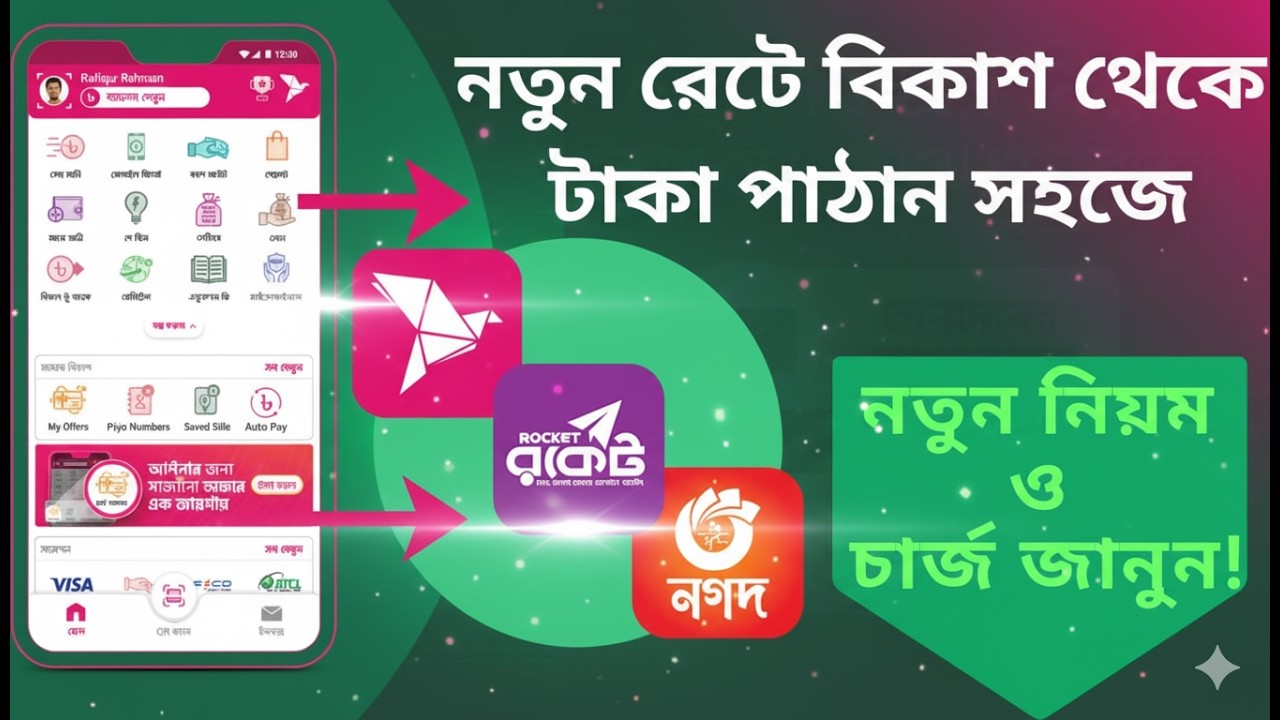 bKash থেকে ব্যাংকে টাকা পাঠানোর নতুন নিয়ম ২০২৫ 🔥 | bKash Bank Transfer ...