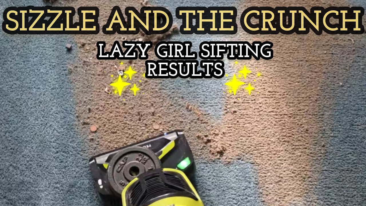Sizzle & Crunch Carpet Rake Sifting Results| Natural Dirt Crunch|Mess ...
