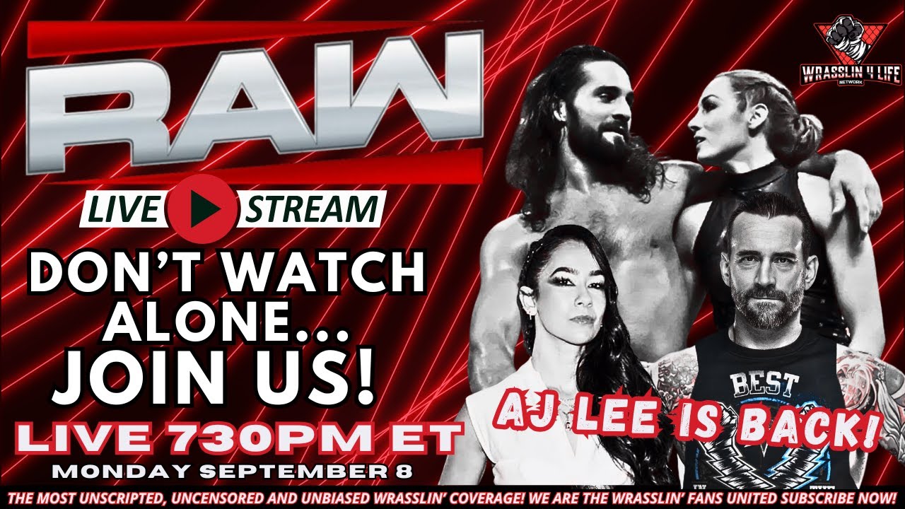 WWE RAW Live Stream - Watch with US...Join Our Live Chat (September 8 ...