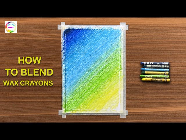 Wax Crayon Hand Drawing Christmas Card Idea: Start With A Few Wax