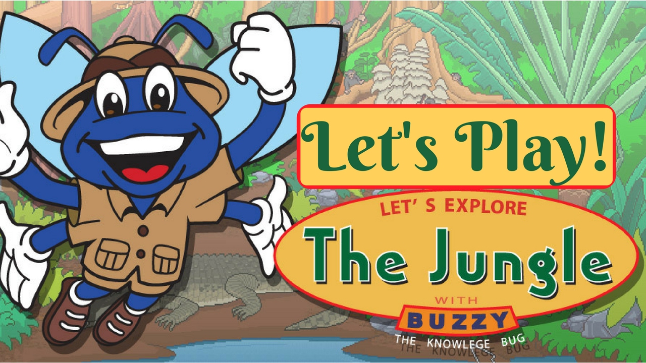 Let's Play Let's Explore the Jungle - Buzzy The Knowledge Bug! - YouTube