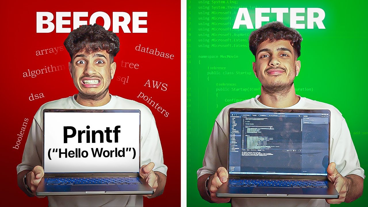 How I Made Coding EASY as a Beginner (in 10 minutes) - YouTube