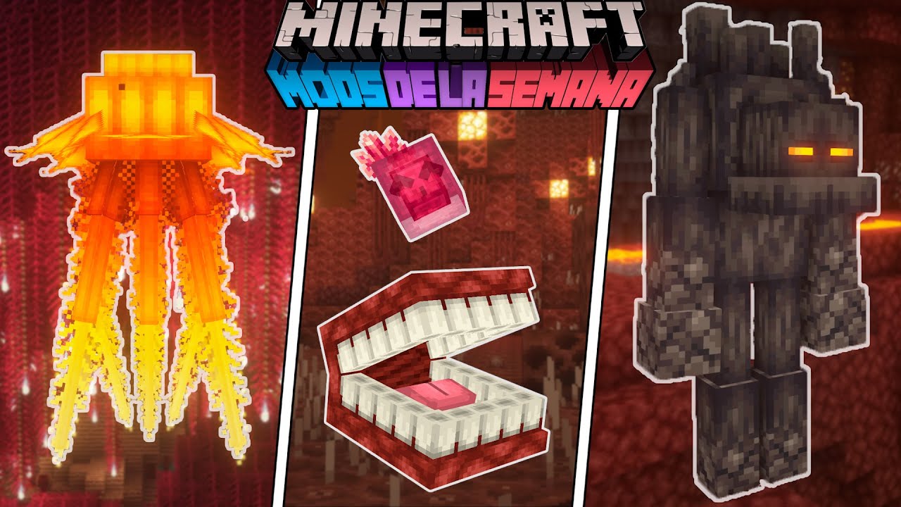 ¡8 Mods que MEJORAN el NETHER! #97 | Minecraft 1.19.2~1.20+ - YouTube