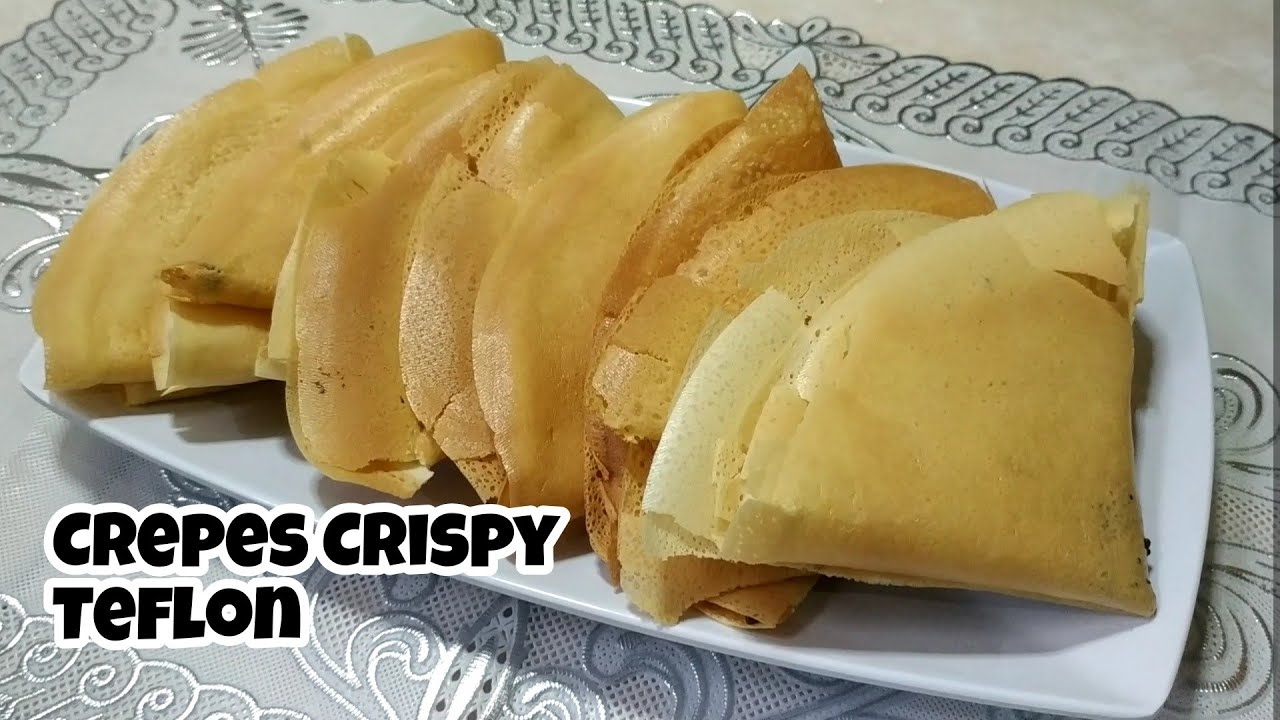 Crepes Crispy Teflon Anti Gagal Mudah Banget - YouTube