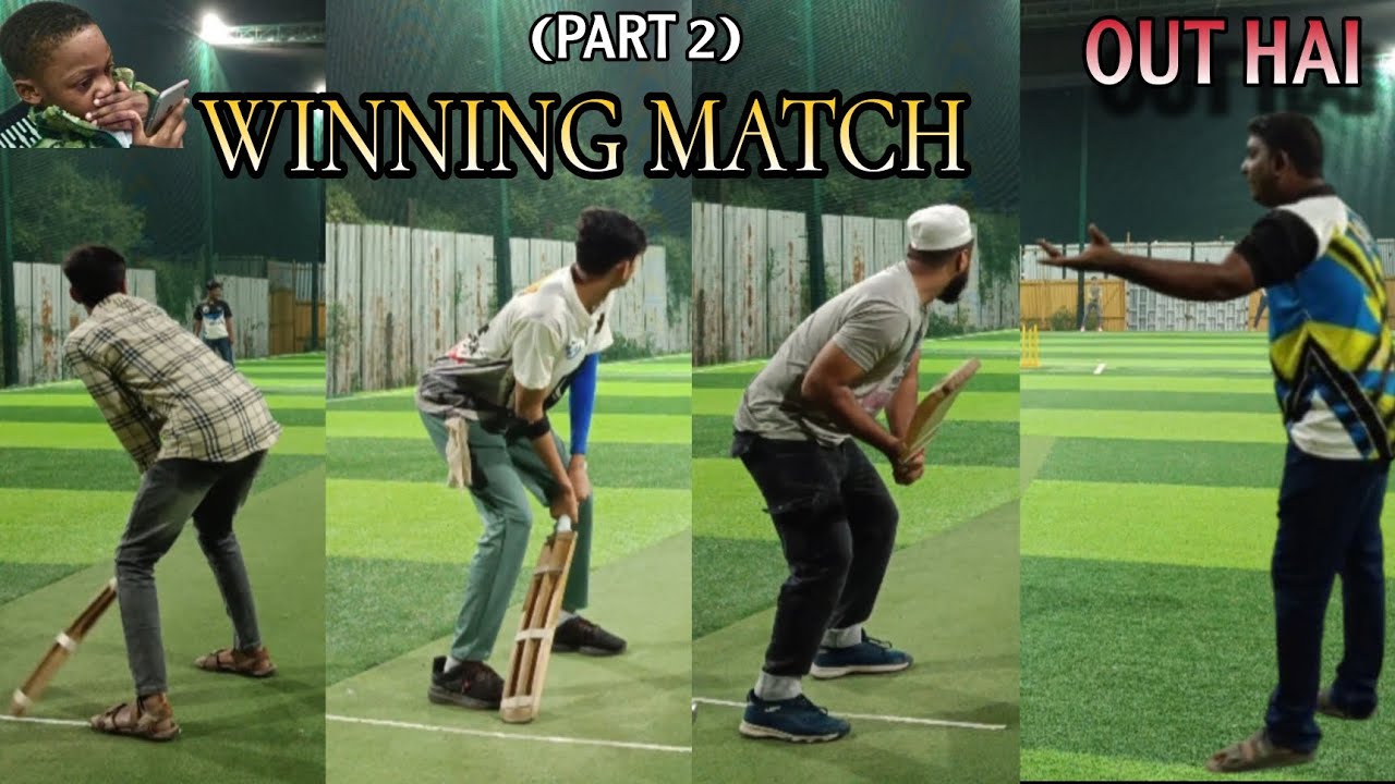 Winning Match (Part 2) Friday Enjoy Box Cricket 🔥😱🚀🏏 - YouTube