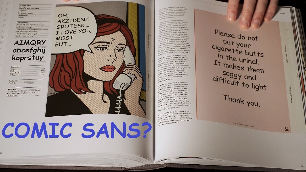 ASMR Font of Knowledge, More Fonts! (yes Comic Sans) - YouTube