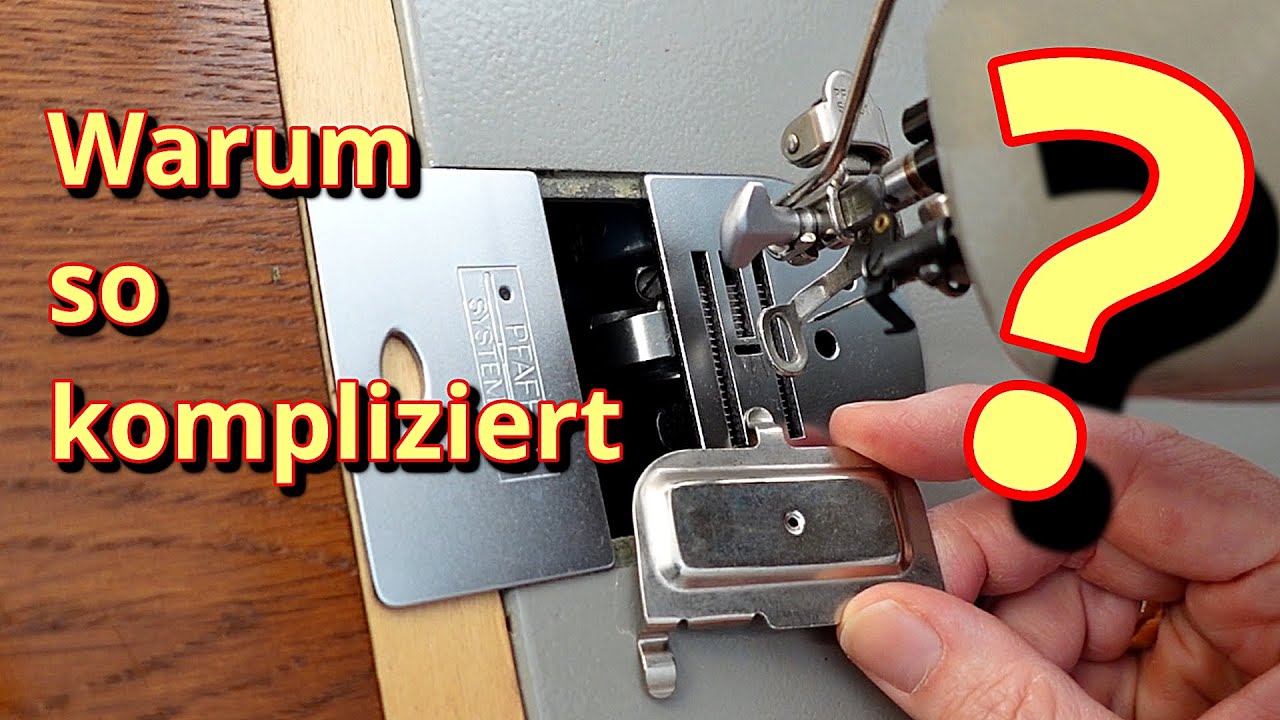 Warum braucht die Pfaff 260 & 360 Stange und Platte zum Quilten? - Eure ...