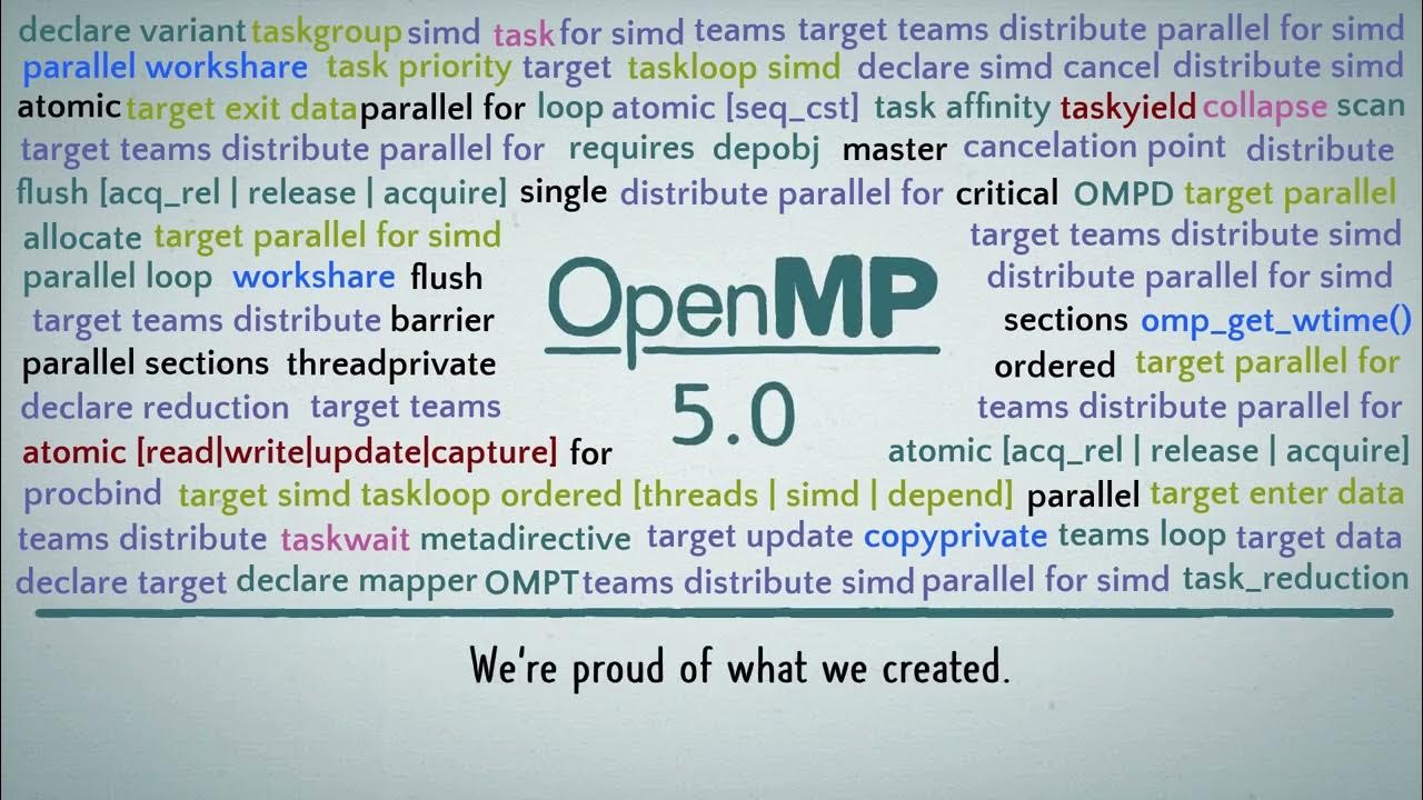 OpenMP: history and tutorials at SC to learn more - YouTube