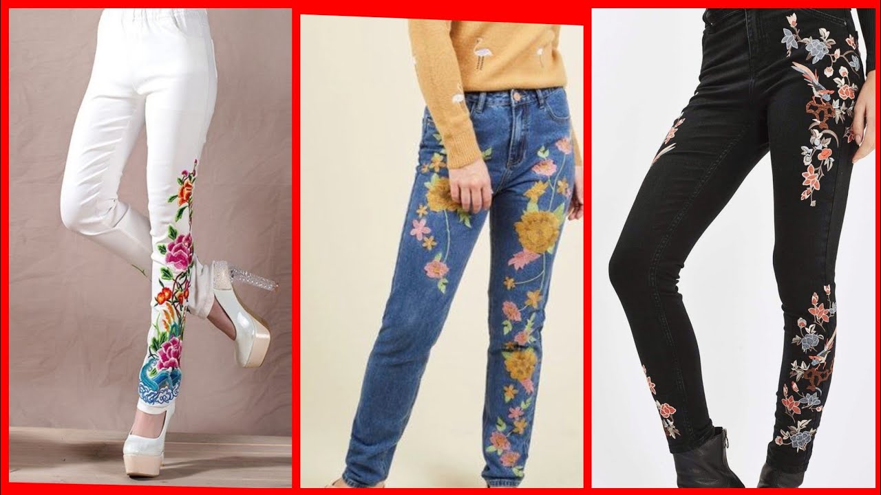 nicely design beautiful stylish amazing pencil pent trouser plazo ...