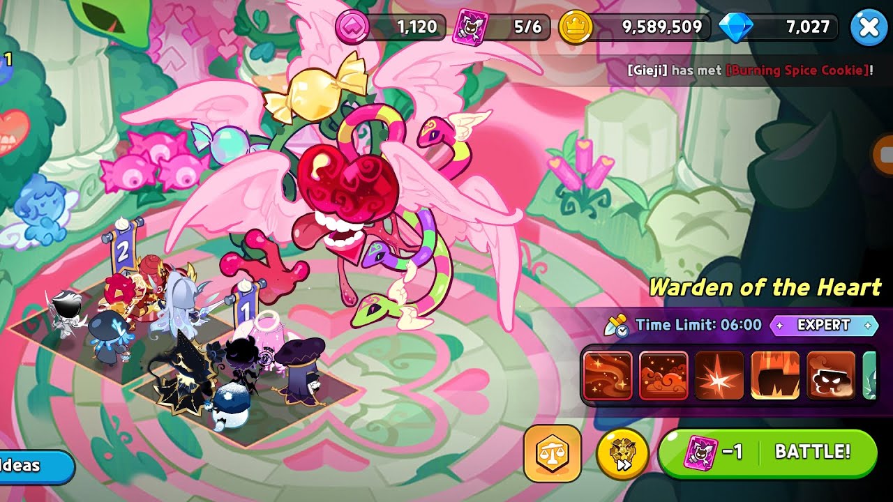 Cookie Run Kingdom VS Warden of the Heart (S rank achieved) - YouTube