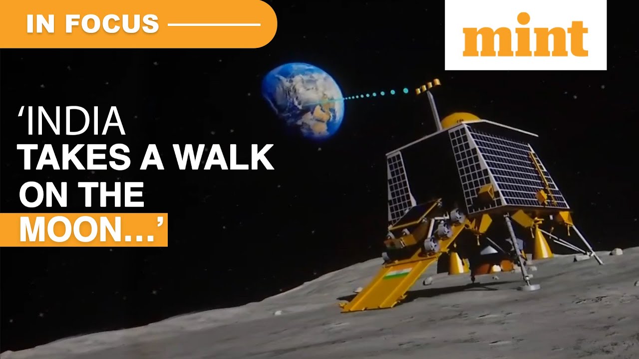 ‘India Takes A Walk On The Moon…’; First Picture Of Rover Pragyaan ...