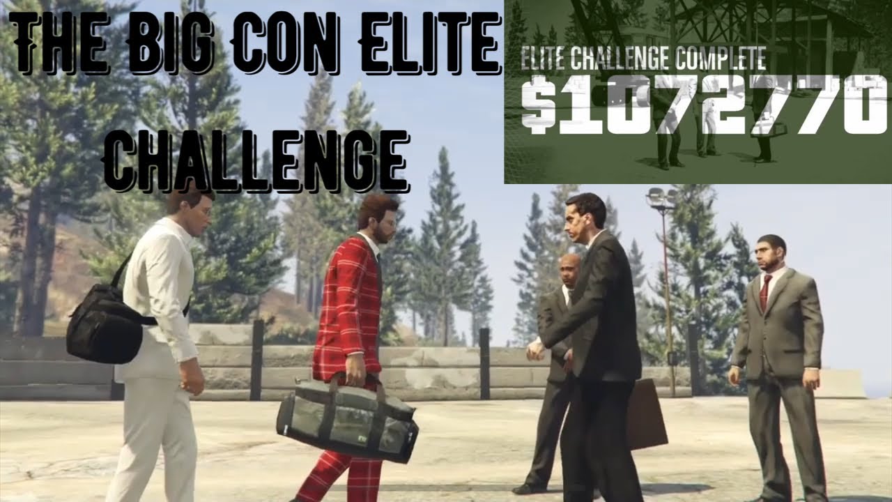 GTA V - The big con elite challenge - YouTube