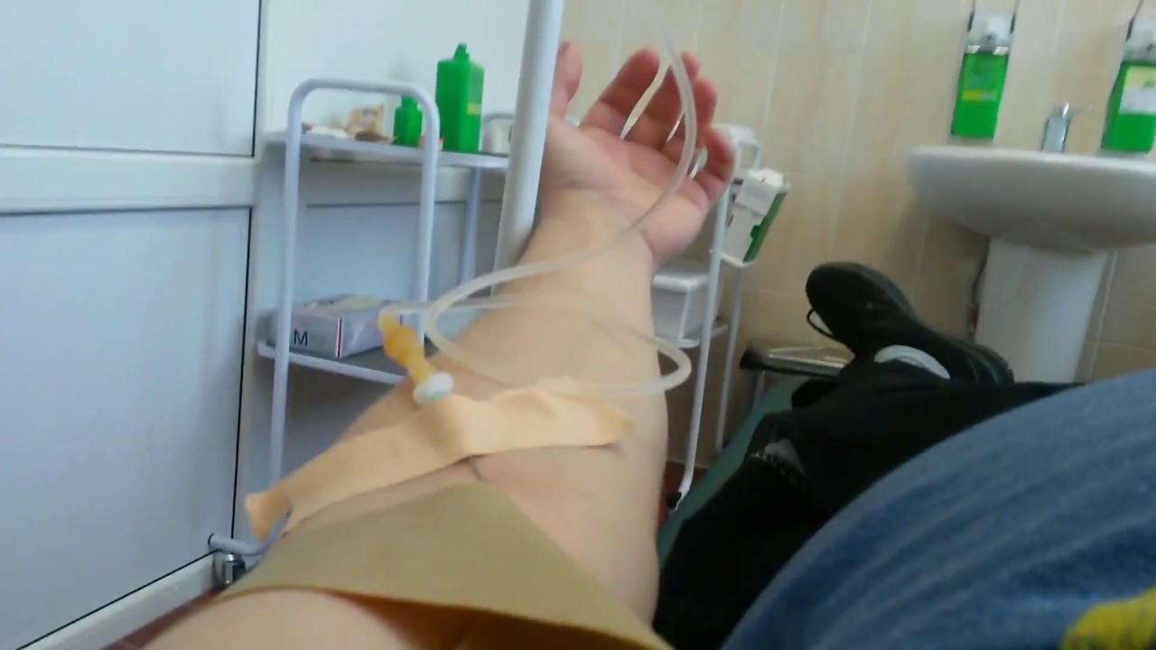 Injecting oxygen into blood stream - YouTube