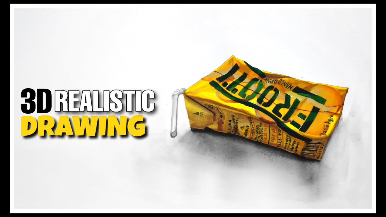 3D Realistic Drawing | FROOTI | Time-lapse #3D_drawing #3D_art #3D ...