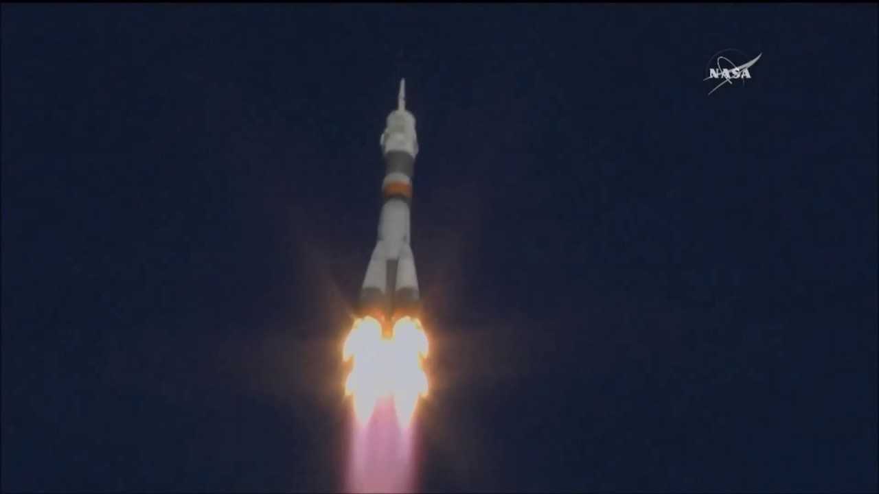 Soyuz MS-07 - Full Launch Video - YouTube