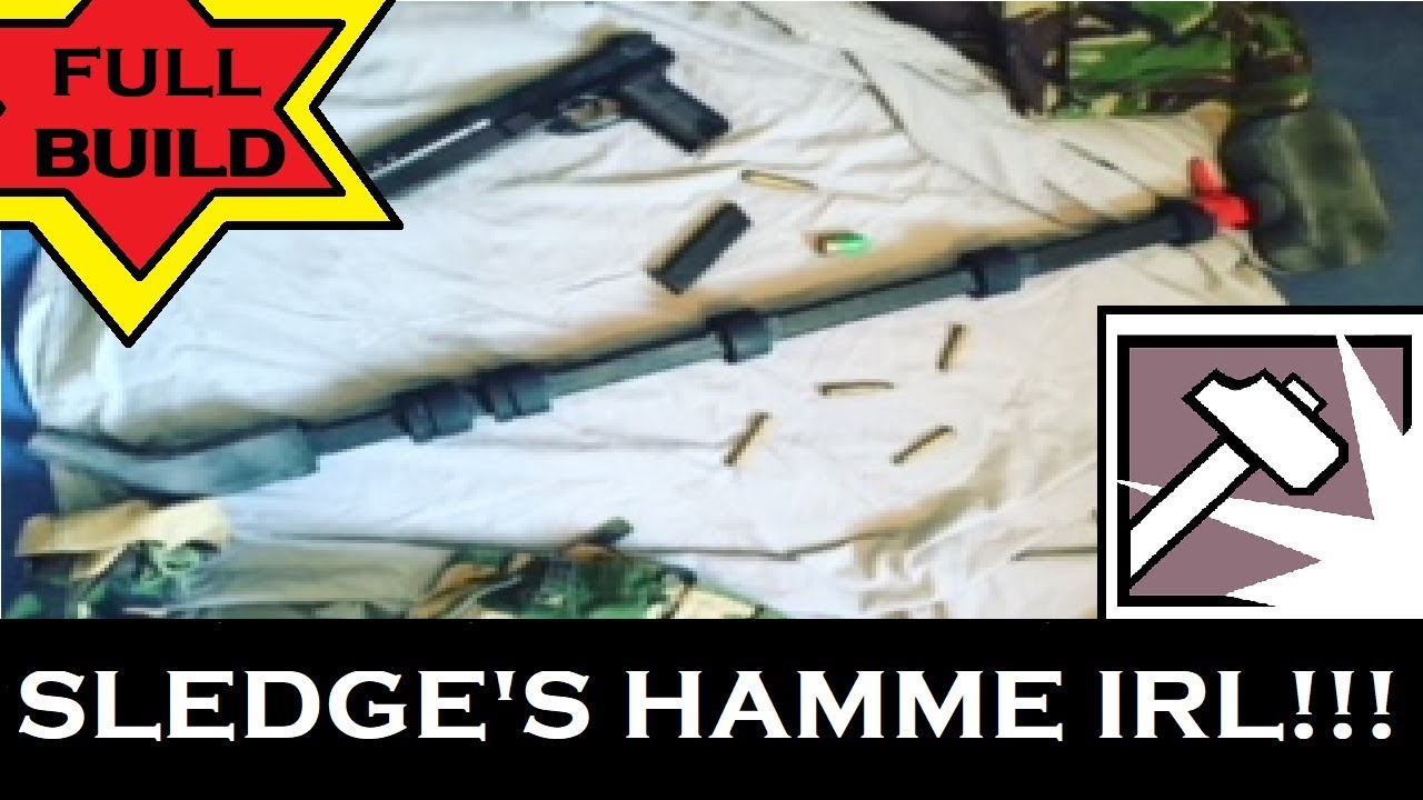 HOW TO MAKE SLEDGE'S HAMMER PROP | raainbow 6 seige - YouTube