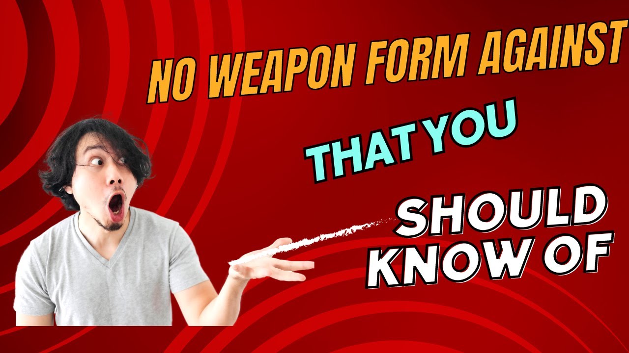 How To Fight Against The Enemy Weapons Against The” - YouTube