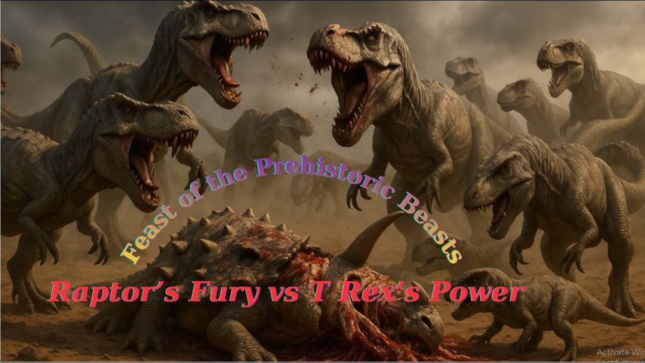 Raptor’s Fury vs T Rex’s Power 4K FULL HD - YouTube