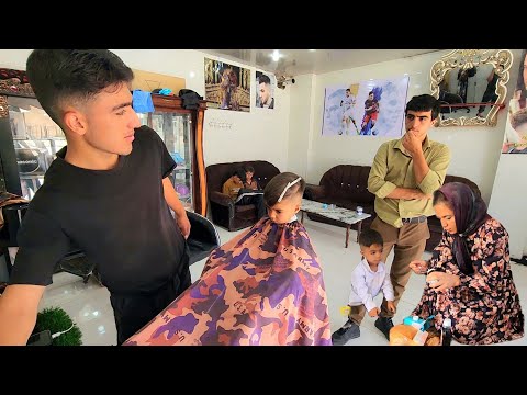 💪🧱 A busy day; from cutting Ayhan's hair to completing the wall in Ali's room ✂️🏠