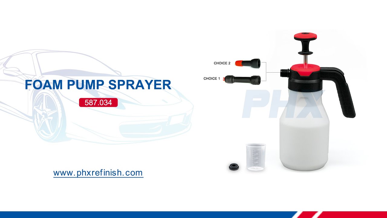 1.5L Foam Pump Sprayer - YouTube