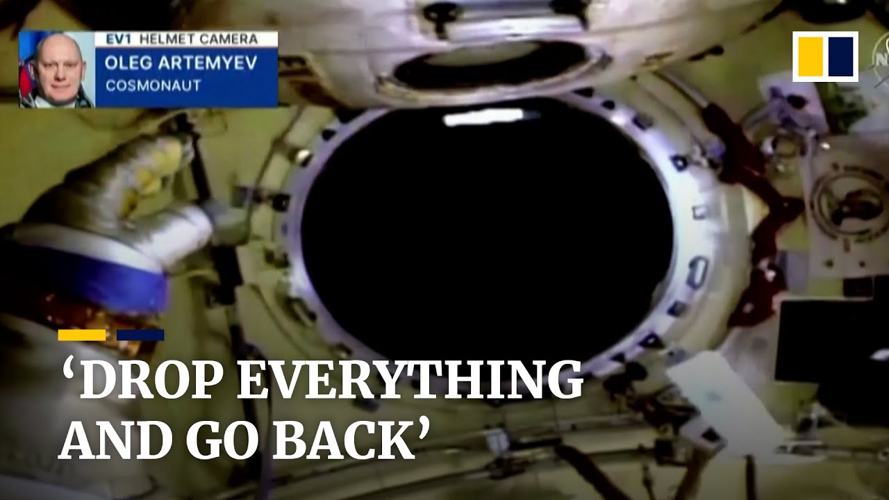 ‘Drop everything and go back’: Russian cosmonaut aborts spacewalk after ...