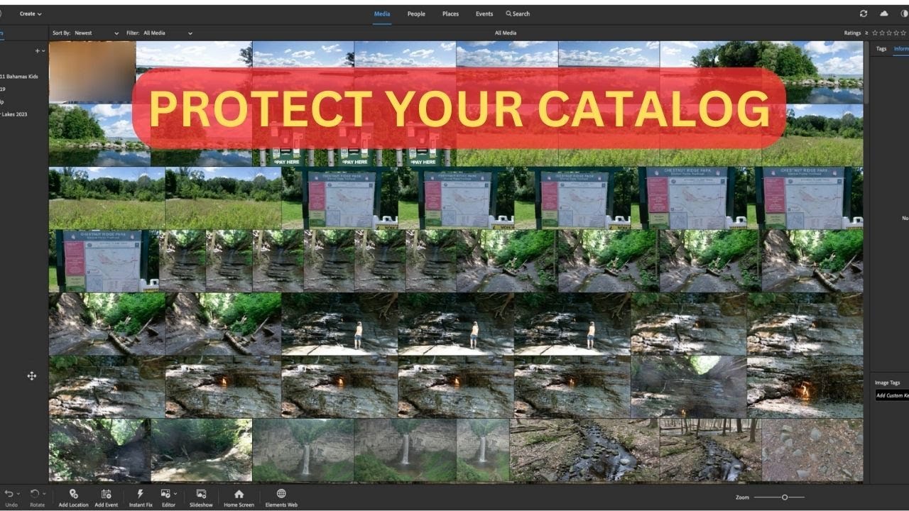 Photoshop Elements How To Protect Your Photos From Disaster - YouTube