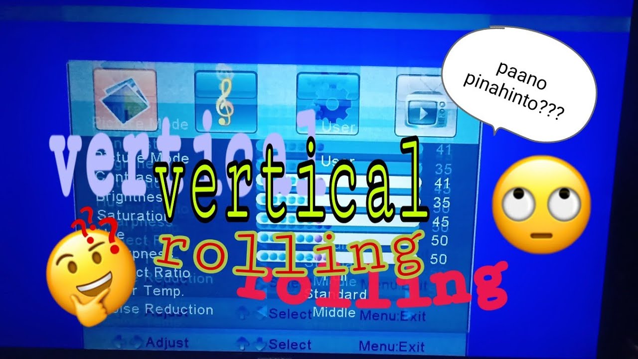 vertical rolling how to fixed - YouTube