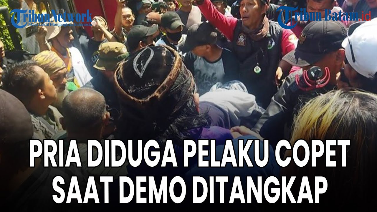 2 Pria Diduga Copet Ditangkap Massa Demo Sengketa Pilpres di Patung ...