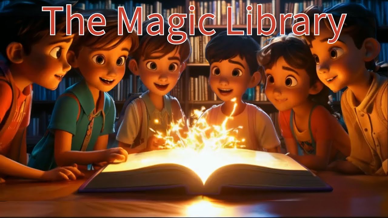 The magic Library| Kids story| Bedtime story| Children story - YouTube
