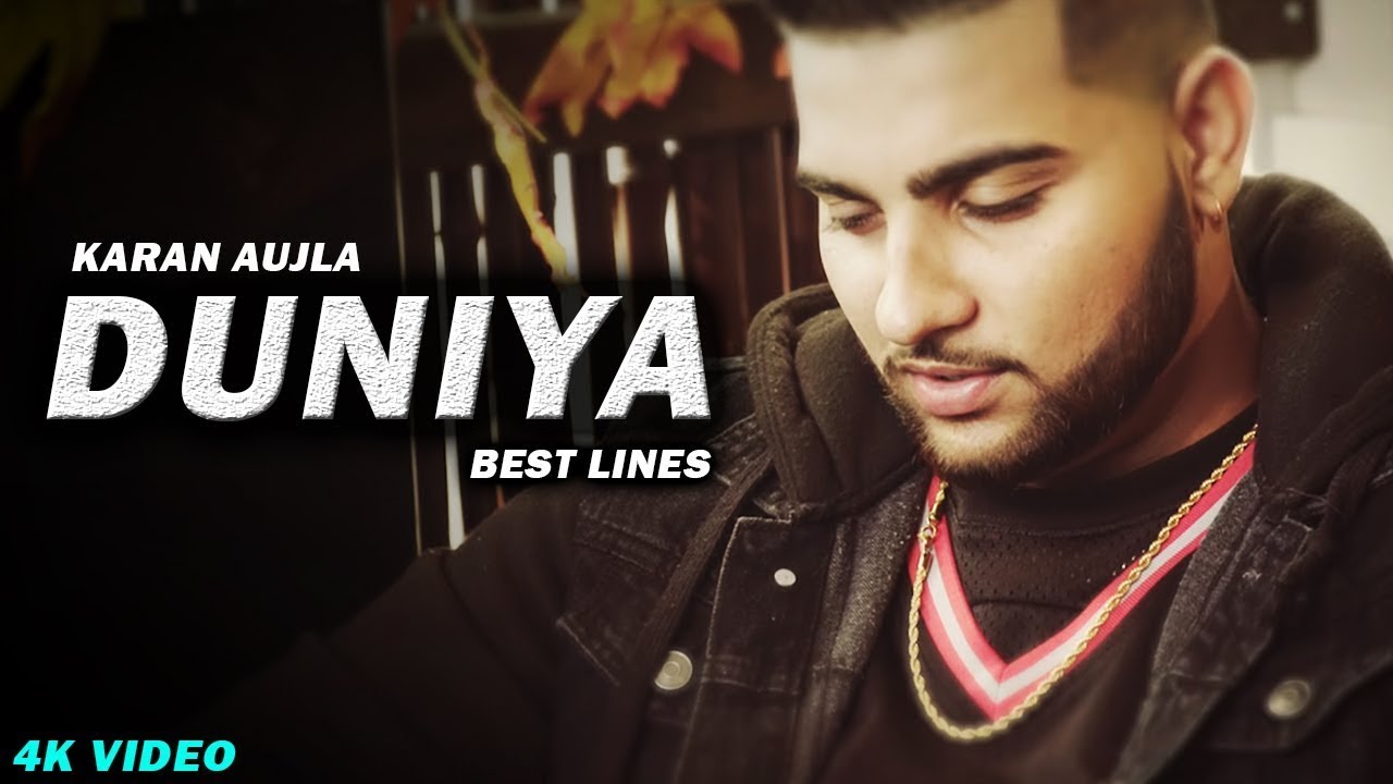 DUNIYA Karan Aujla (Official Video) | Karan Aujla Shayari | Geetan Di ...