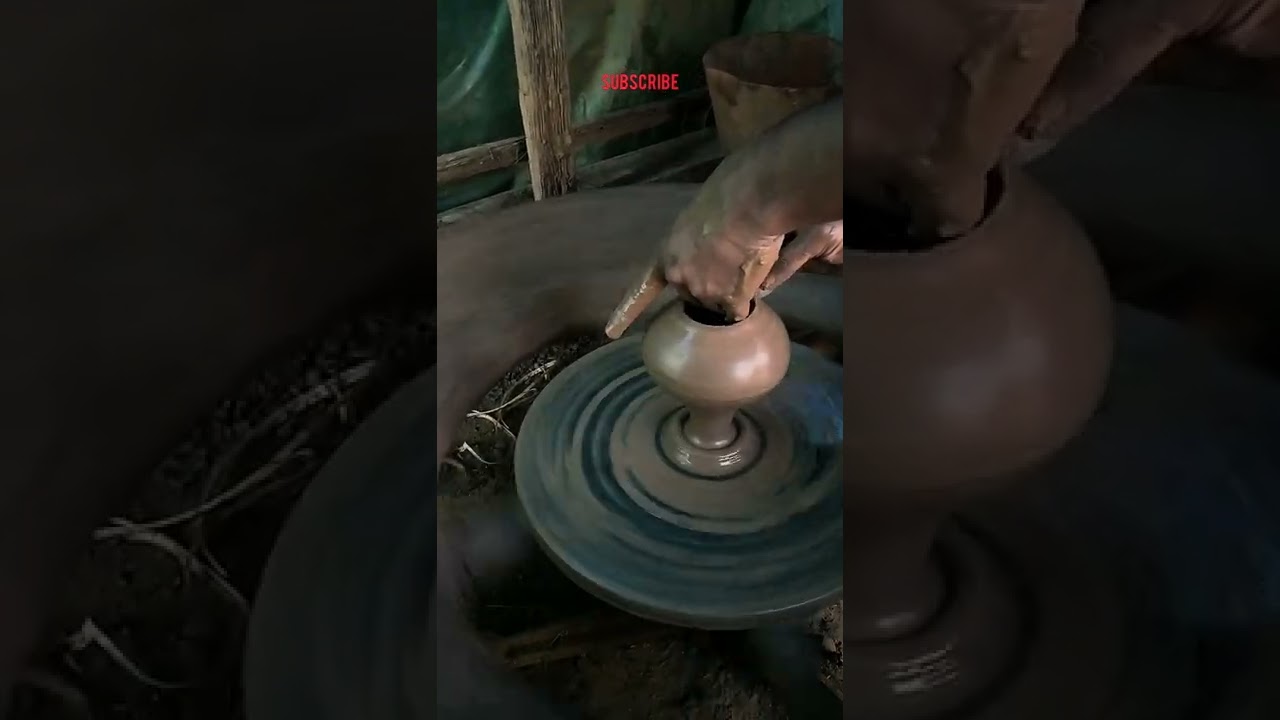 Kunthirikkam smoke Clay pot (part 8) | treditional pot making #pot # ...