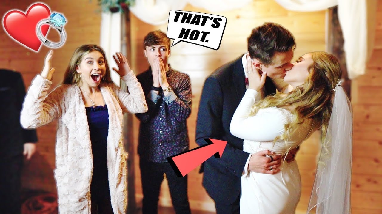 GOING TO ANOTHER YOUTUBER'S WEDDING... (Cute Kiss) - YouTube
